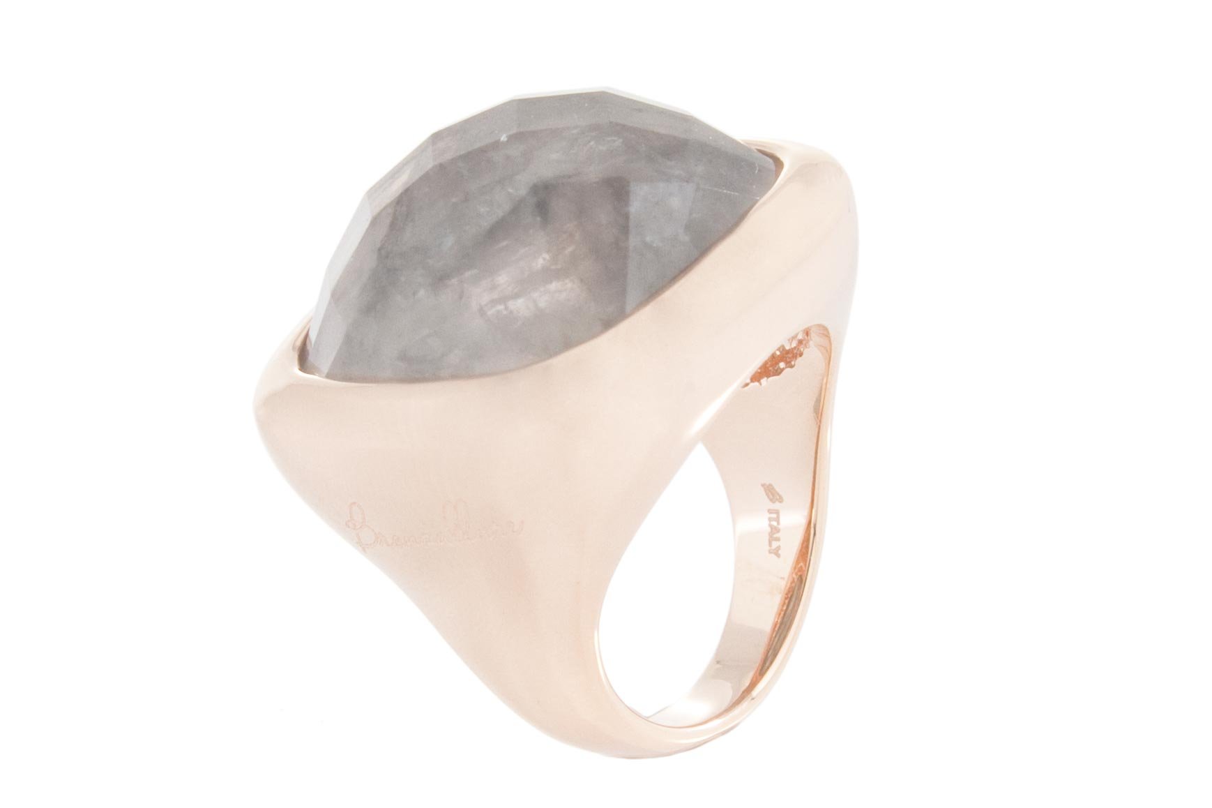 Charisma Faceted Squared Stone Ring - Lyon Bijoux